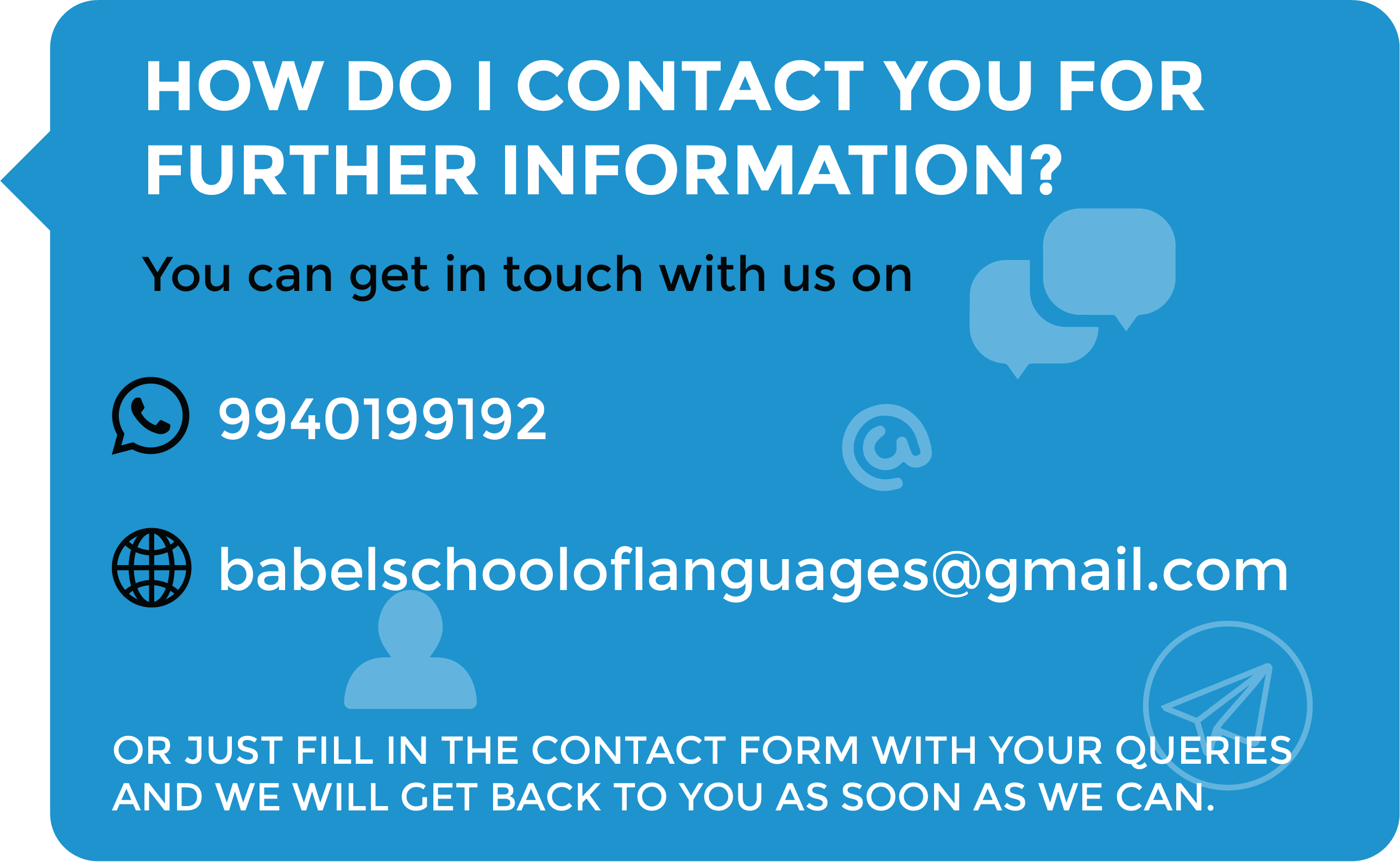 Course Calendar – Babel School of Languages